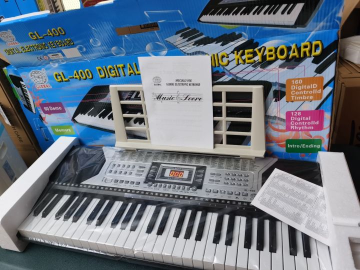 AUTHENTIC Global GL-400 54 Key Electronic Keyboard Piano (Cheapest!) | Lazada PH