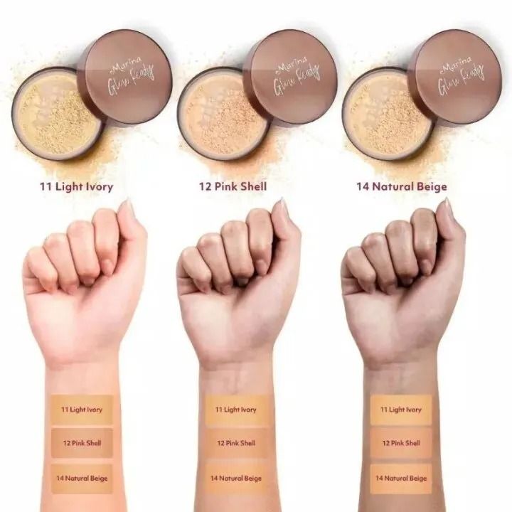Marina Glow Ready Loose Powder ALL varian | Lazada Indonesia