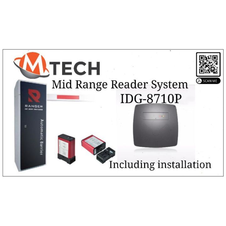 IDG-8710 Mid Range Reader & Barrier gate System | Lazada