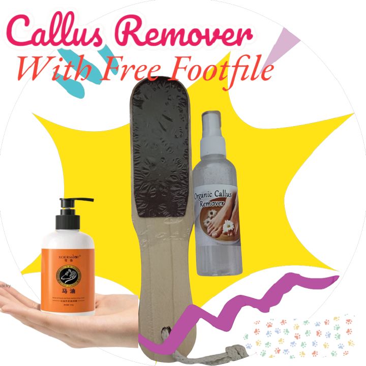 Organic Callus Remover and Horse Oil Moisturizing Cream with Free ...