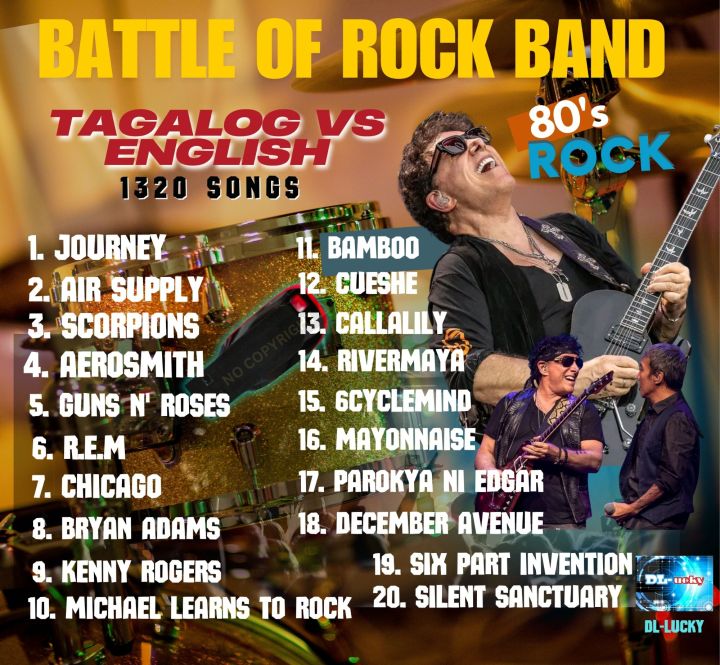 Rock Band English And Tagalog 1320 Songs Downloaded on Usb Flash Drive ...