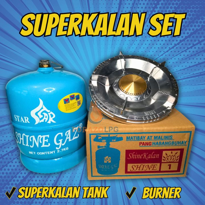 SUPERKALAN/SHINEGAZ 2.7 BRAND NEW COMPLETE SET (EMPTY TANK) | Lazada PH
