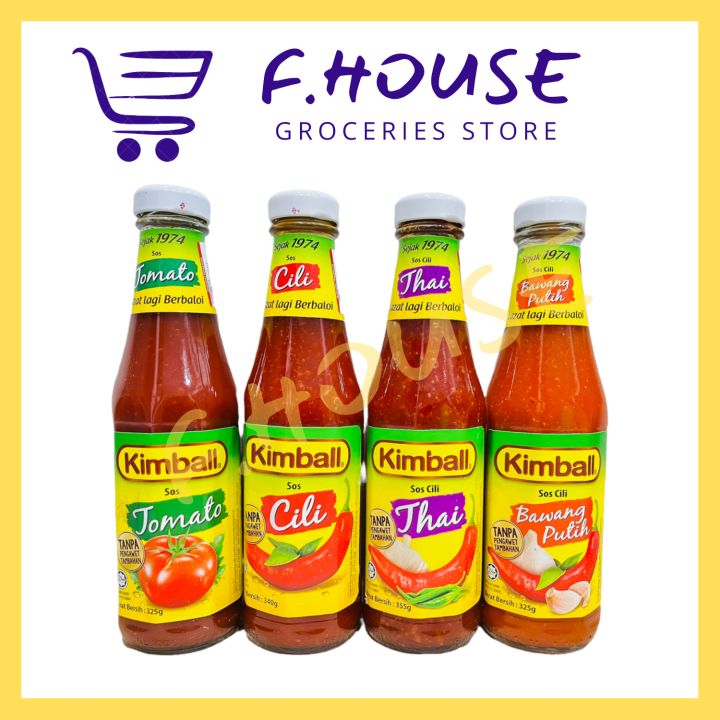 Kimball Sos Cili /Thai Cili / Tomato / Sos Cili Bawang Putih (325g-355g ...