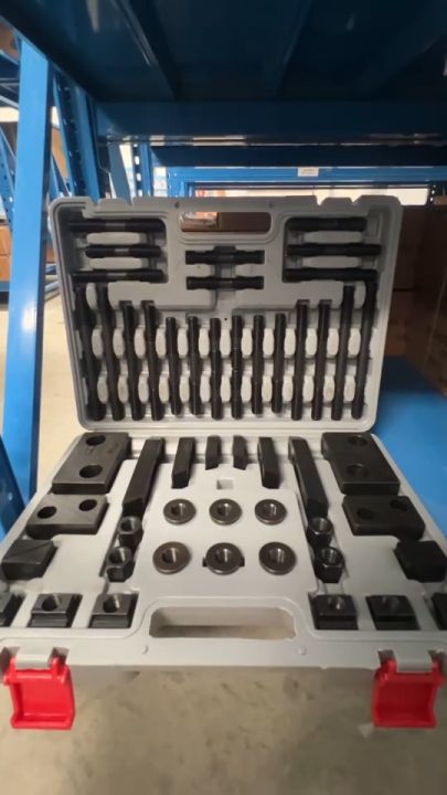 *พร้อมส่ง* ชุดแคลมป์ 58ชิ้น Clamping Kit ชุดจับชิ้นงาน M10 M12 M14 M16 ...