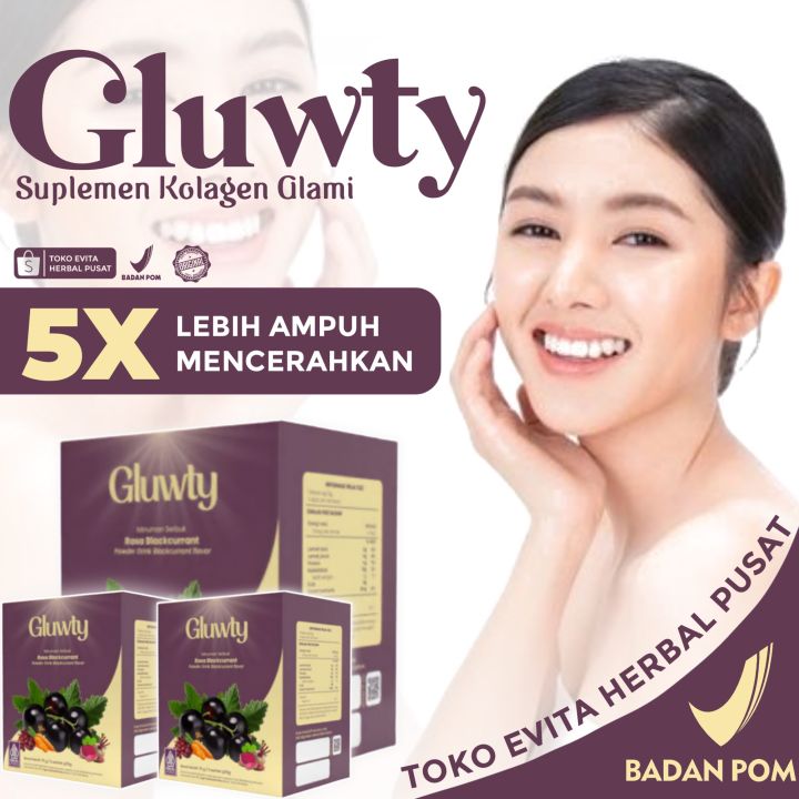 GLUWTY ASLI ORIGINAL 100% MEMUTIHKAN SERTA MENGHILANGKAN KERUT4N ...