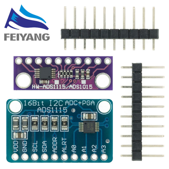 16บิตโมดูล ADS1115 I2C ADC 4ช่องพร้อมโปรขยาย RPI | Lazada.co.th