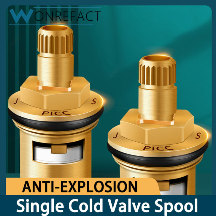 Brass Spool Cold Water Faucet Triangle Valve Accessories Kitchen ...