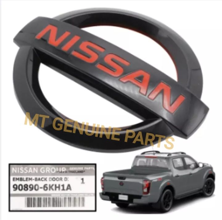 Genuine Nissan Navara D23 NP300 PRO4X REAR TAILGATE EMBLEM BLACK | Lazada PH