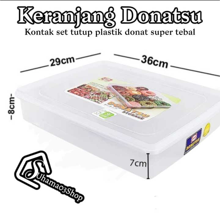 Murah Meriah!!! Donatsu Shinpo 306 size M / Box Donat Serbaguna / Kotak ...