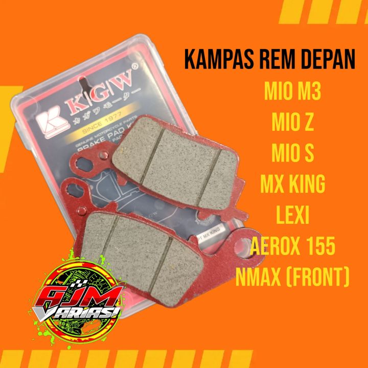 Dispad Kampas Rem Depan Mio M3/Mio S/Mio Z/NMAX/AEROX 155/Lexi/MX King | Lazada Indonesia