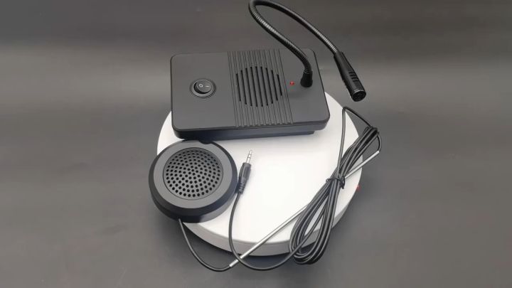 Dual Way Window Speaker Intercom System for Bank Counter/Office ...