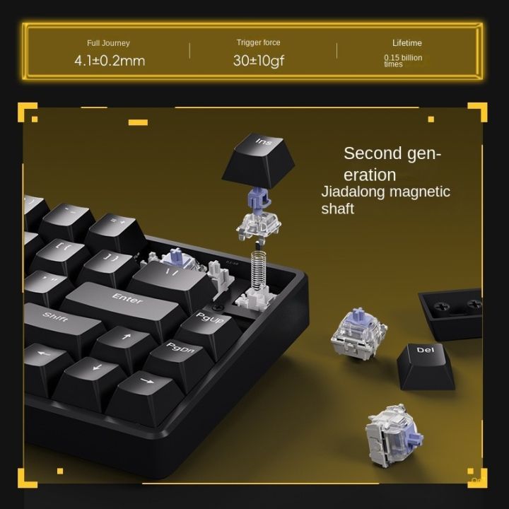 ATK ATK68 Esports Magnetic Axis Keyboard Single Mode PBT Transparent ...