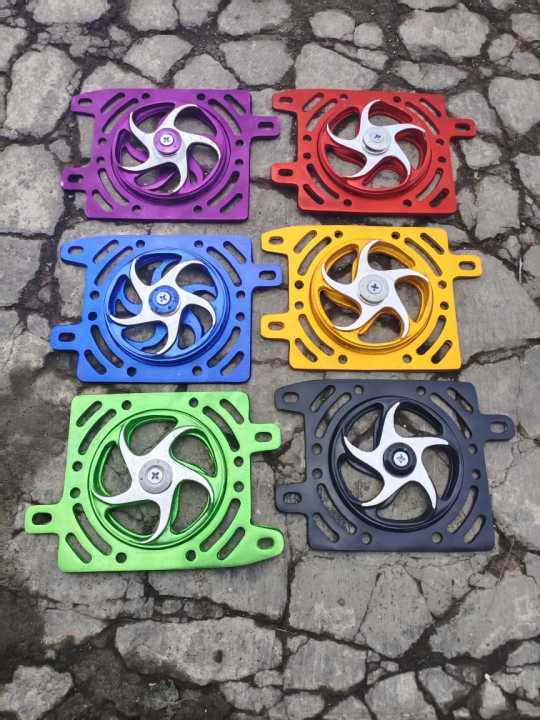 Cover set Spiner Radiator Spiner Putar CNC Honda Vario 125 set Baut ...