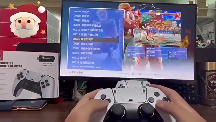 [New] M15 Game Stick Mini TV Handheld Game Console 2.4G Wireless Controllers HD Output Video ...