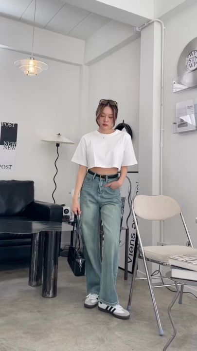 Riley.apparels - Seoul jeans [เช็คไซส์ก่อนสั่ง] | Lazada.co.th