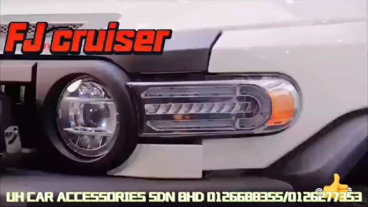 TOYOTA FJ CRUISER LED PROJECTOR HEADLAMP HEAD LAMP LIGHT LIGHTS DRL ...