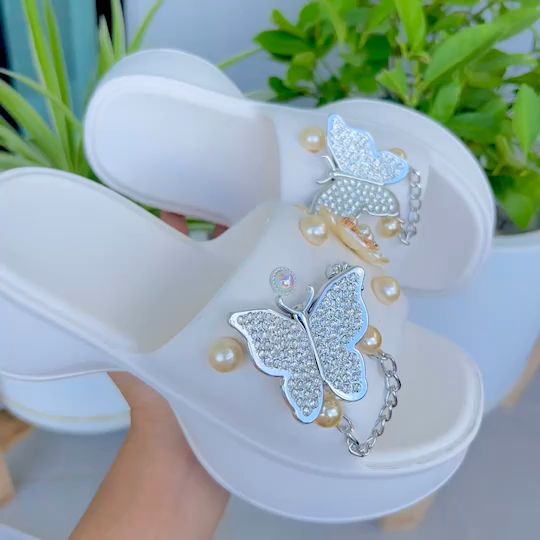 พร้อมส่งในไทย แตะสวมผีเสื้อEVA2นิ้ว🦋 | Lazada.co.th