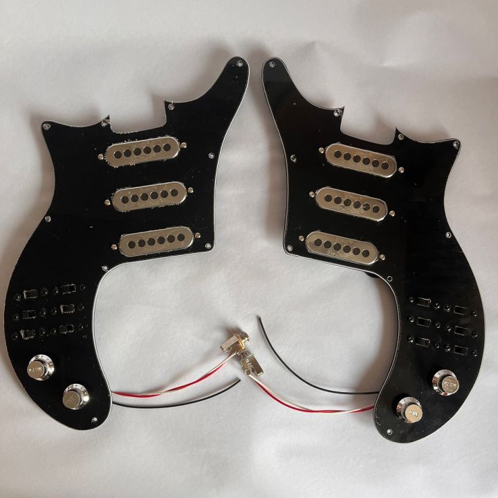 Prewired Loarded SSS Pickguard Burns Tri-Sonic Pickups Multifunction ...