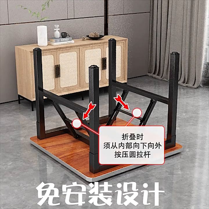 BMZAR Foldable Table Dining Desk Folding Portable Table Makanan Meja ...