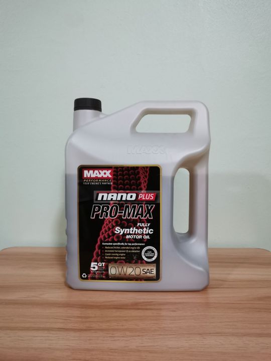 Maxx Performance Nano Plus Pro-Max Fully Synthetic Motor Oil 0w-20 4L ...