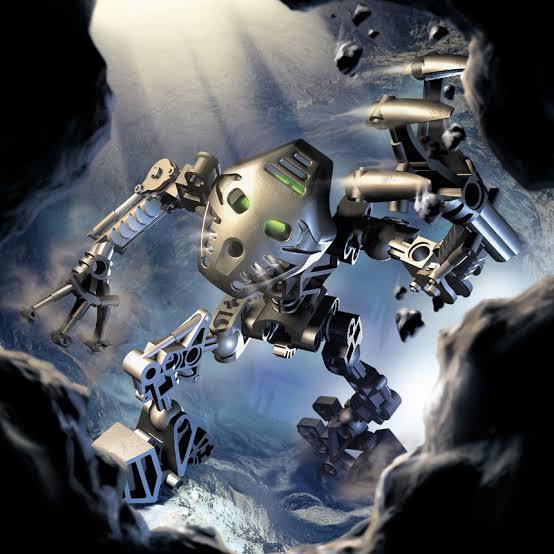 (Retired set ปี 2001) Lego Bionicle แท้ 8532 Toa Onua, Toa Mata ...