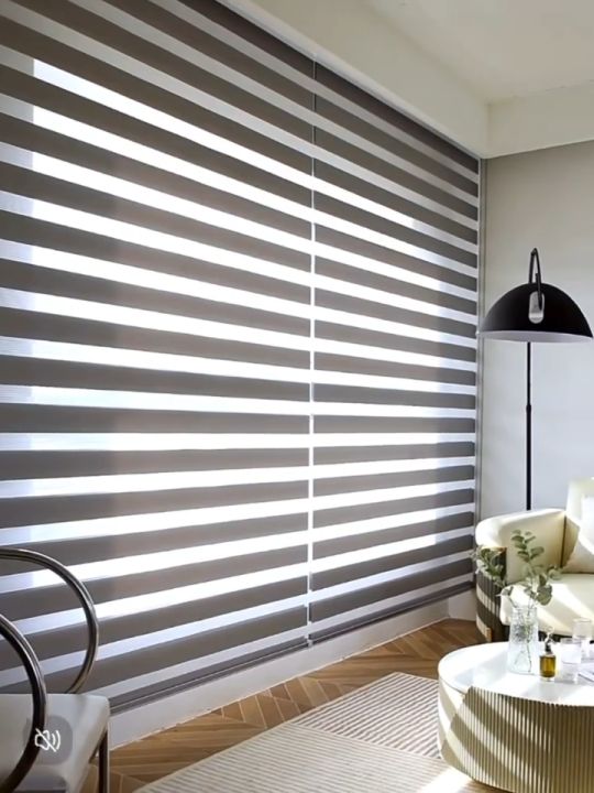 180*160cm 98% Blackout Curtains Modern Korean Blinds For Window Venetians Duo Roller Curtain For ...