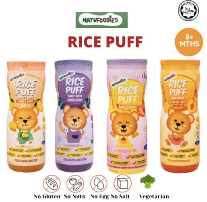 Natufoodies Rice Puff-60g variants | Lazada