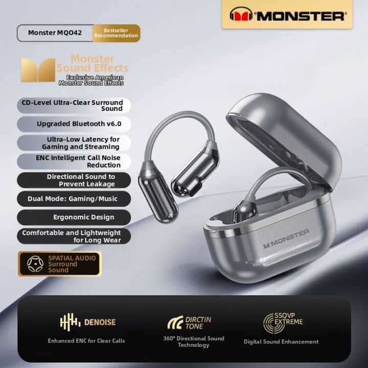 monster(Monster) | Wireless Open Ear Bluetooth Headphones for Sports ...