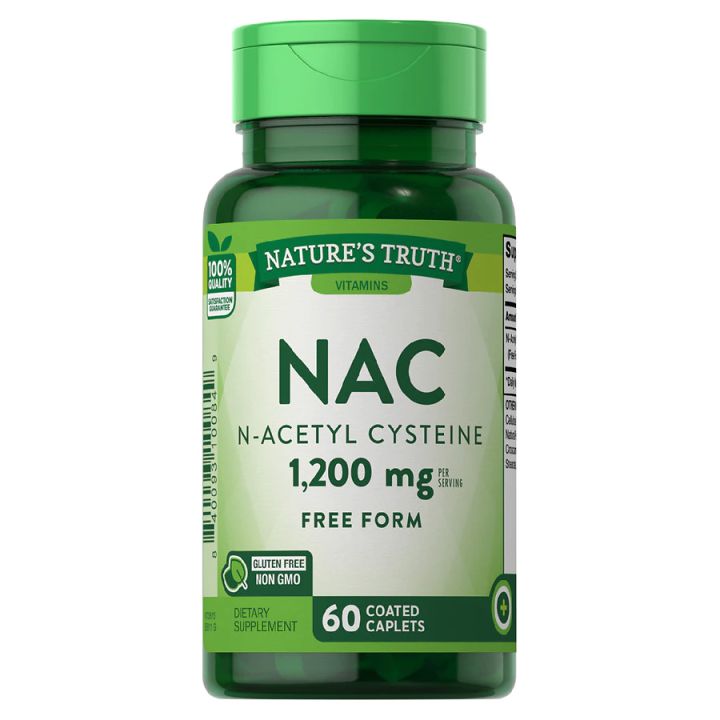 Nature's Truth NAC N-Acetyl Cysteine 1200mg 60 caplets | Lazada PH