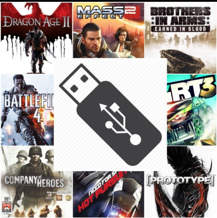 USB Games For PC Desktop PC Games Installer USB Flash drive with PC ...