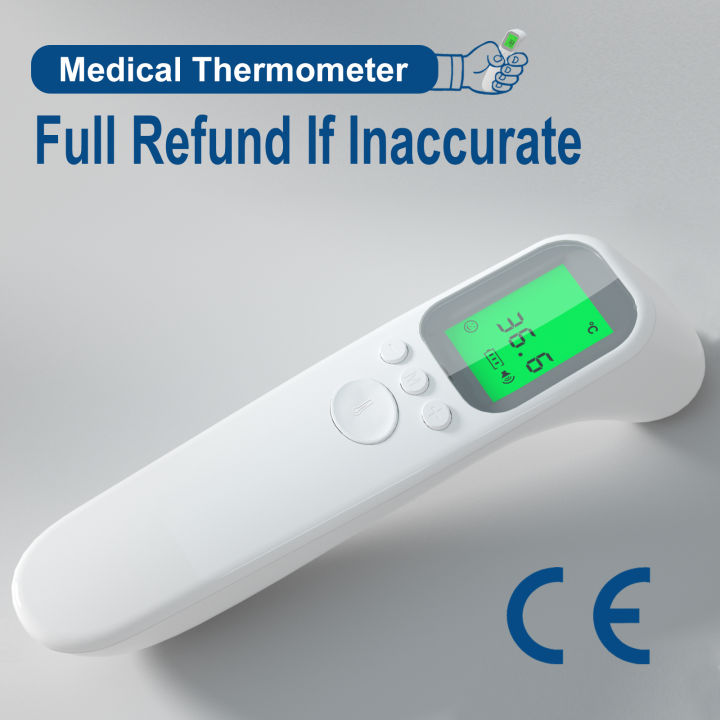 Digital Forehead Thermometer Electronic Contactless Clinical Accuracy ...