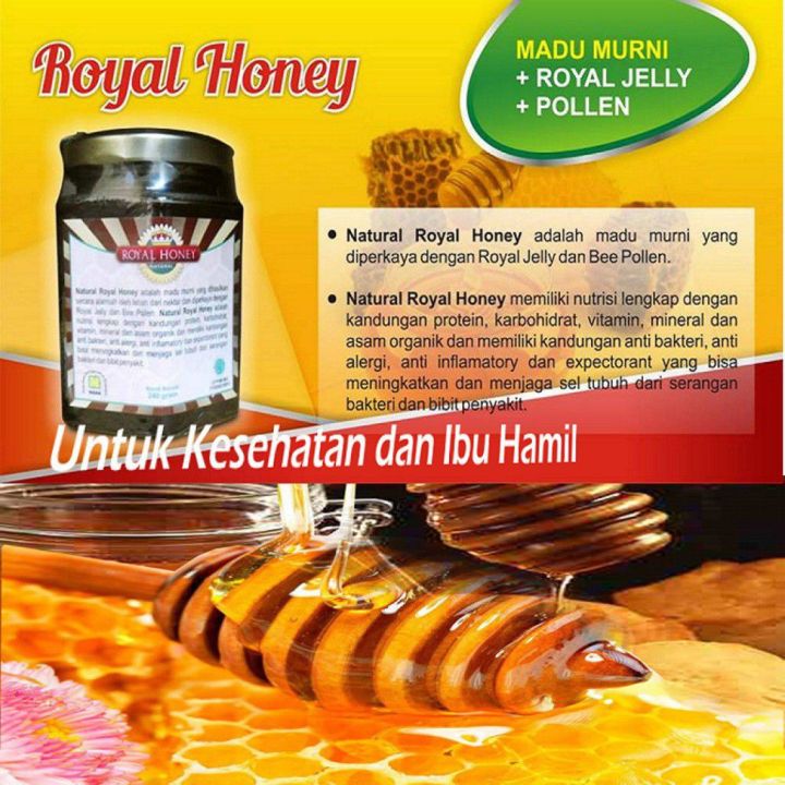 ROYAL HONEY NASA 100% ORI / MENJAGA KESEHATAN DAN STAMINA TUBUH ...