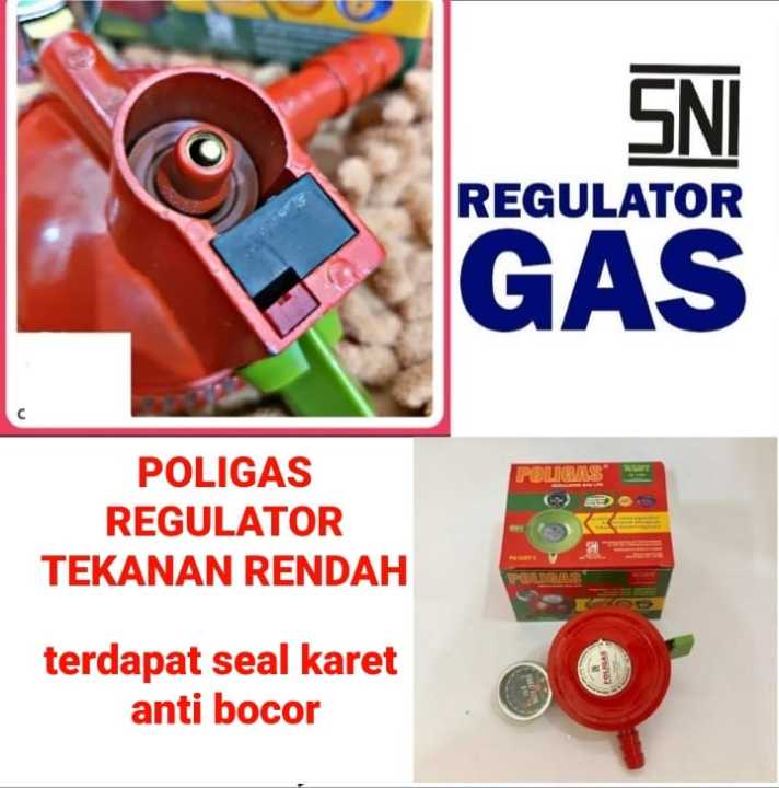 regulator tekanan rendah meter poligas AB meter | Lazada Indonesia