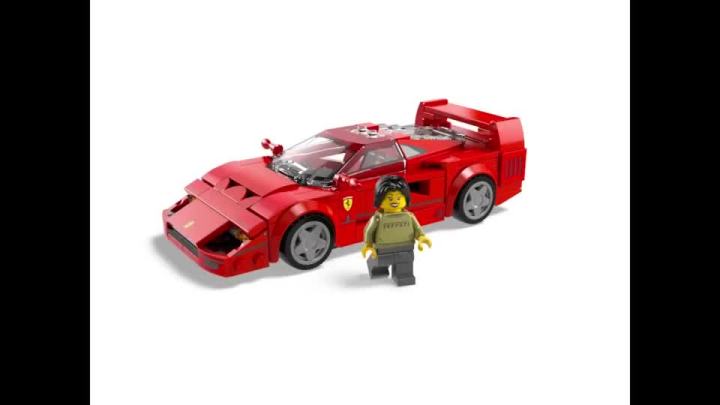 Speed Champions 76934 Ferrari F40 Supercar (318 Pieces) F1 Car, Race ...