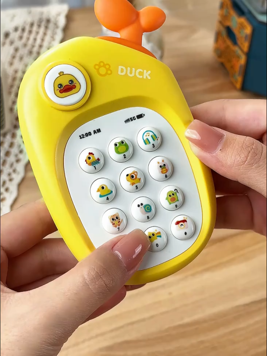 Dimoarch Baby Cell Phone Toy Sensory Learning Toys with 12 Functions ...