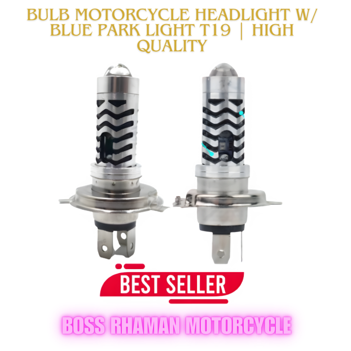 HONDA XR150 L | BULB MOTORCYCLE HEADLIGHT W/ BLUE PARK LIGHT T19 | HIGH QUALITY | Lazada PH