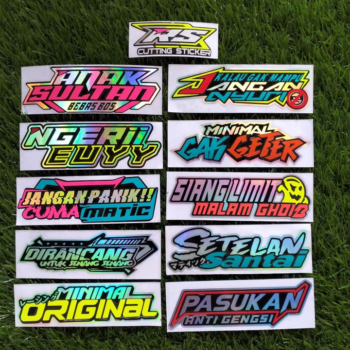 sticker anak sultan sticker cutting | Lazada Indonesia