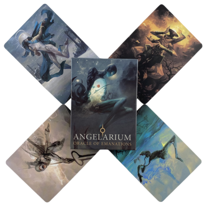 Angelarium Oracle of the emanations cards A 33ภาษาอังกฤษ divination ...