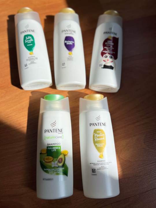 Pantene PRo V Shampoo 70ML Travel Pack Silky Smooth/Moisture Renewal ...