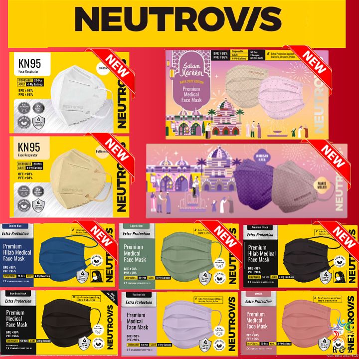 Neutrovis Medical Face Mask Premium Mask / 4PLY Mask / KF94 Mask ...