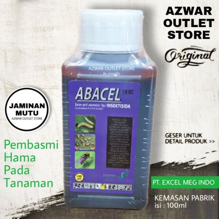 insektisida ABACEL (100 ml ) racun hama ulat tips dan kutu daun ...