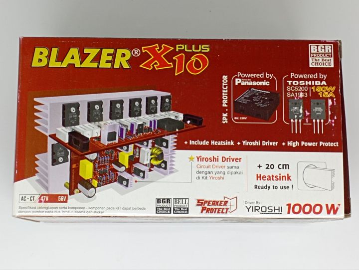 Power Mono Blazer 1000Watt X10 Driver by Yiroshi | Lazada Indonesia