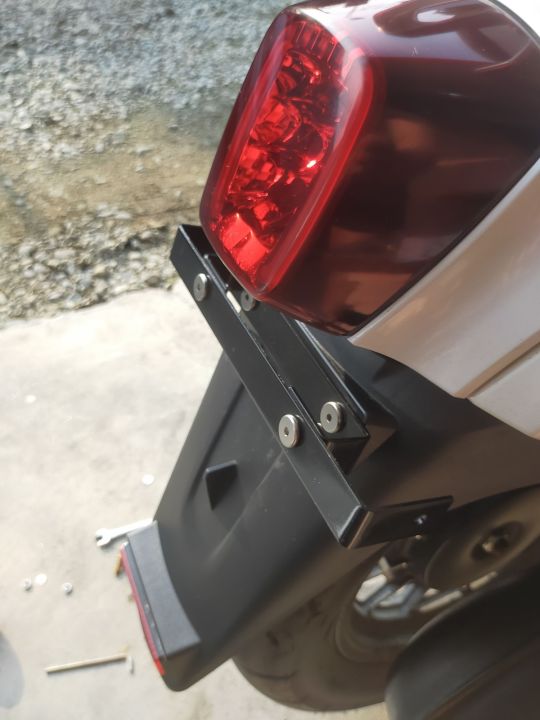 Benelli Panarea 125 New LTO Plate Number Bracket with complete set of ...