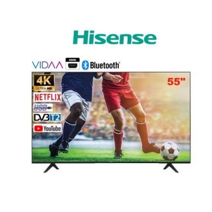 Hisense 55" 4K UHD Smart LED TV- 55E6K | Lazada