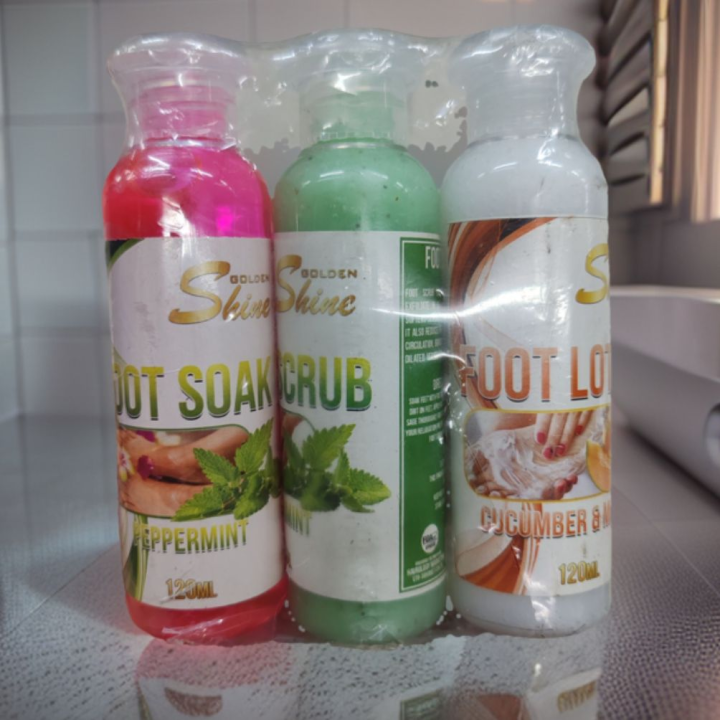 Foot Soak Scrub And Lotion Set | Lazada PH