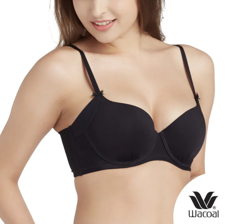 Wacoal Must Have วาโก้ บราเก็บทรง รุ่น WB7881 สีดำ (คัพE80) บราเก็บกระชับสาวคัพใหญ่ | Lazada.co.th