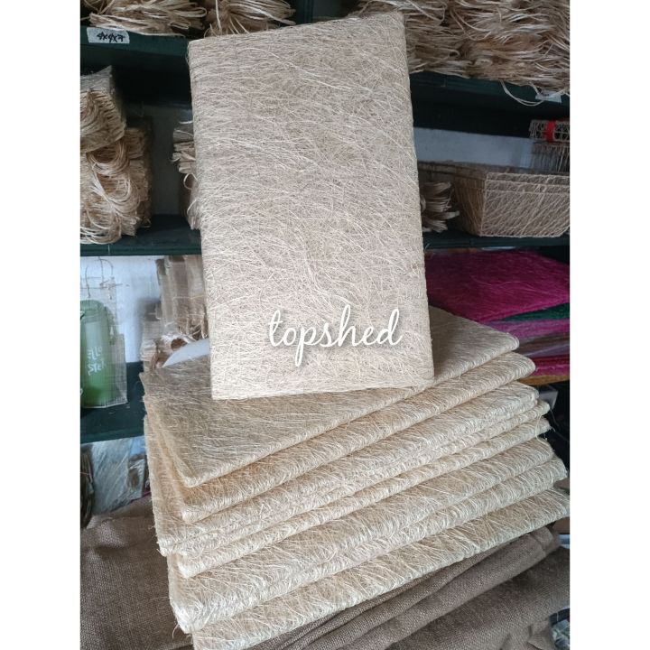 Natural Abaca matt 5 yards, abaca scrunch | Lazada PH