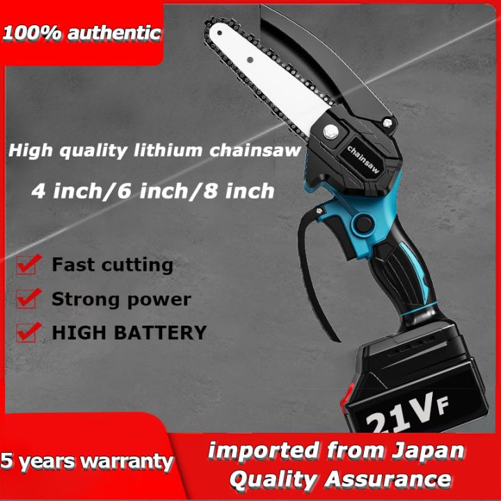 6 inches Cordless Chainsaw 1200W Cordless Electric chainsaw high power ...