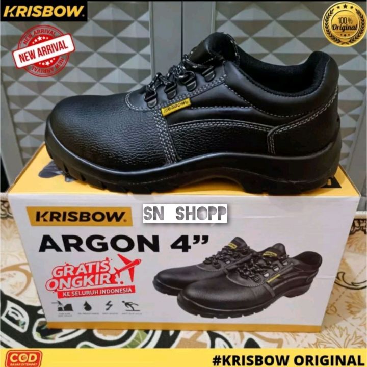 Sepatu Safety Krisbow Argon 4 inch | Lazada Indonesia