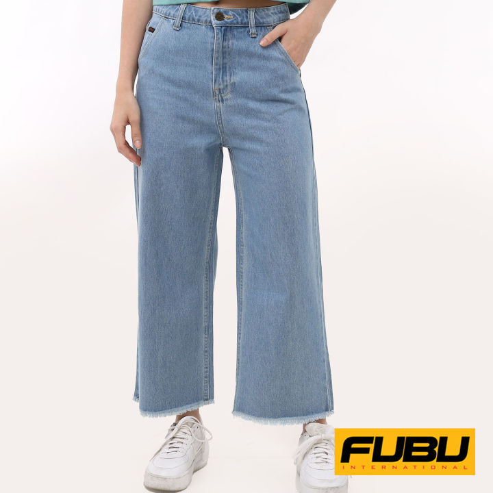 Fubu Girls Denim Wide Leg Long Pants High Waist QGB38-0013 | Lazada PH
